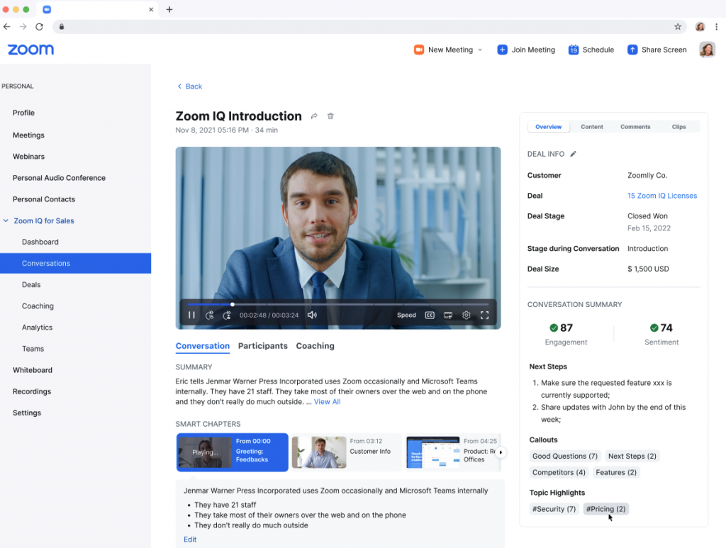 Zoom uses AI to enhance your sales! | Call VIcom 757-490-7777